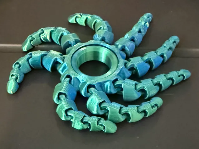 Fidget Octopus Ring by Imagine That | Download free STL model ...