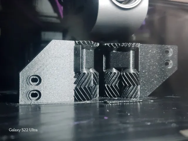 Creality K1 & K1 Max Door Hinges Geared Print in Place by Mordiev | Download free STL model ...