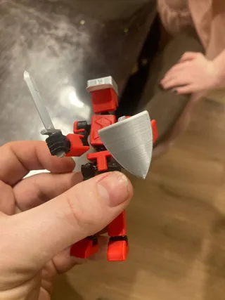 MINI 13 Printable Jointed Figure by soozafone | Download free STL model ...