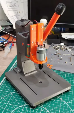 Super Stable Bench Drill For PCB. 3D DIY Bench-Drill For Hobby ...