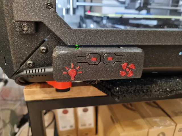 Make of Prusa Enclosure Basic Board Cover with symbols by Shushuda ...