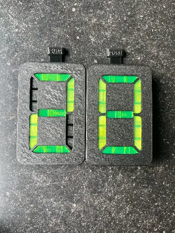 7 Segment Mechanical Counter, Version 2.2, Ratchet, With Printed ...