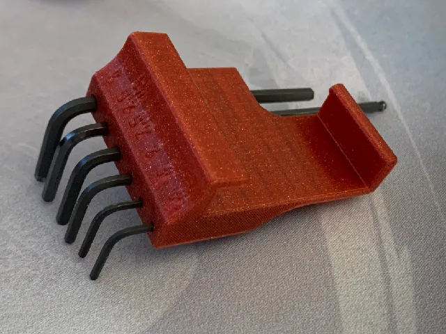 Make of Hex/Allen Key Holder for Prusa i3 MK3/S/S+ by tveitan ...