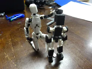 MINI 13 Printable Jointed Figure by soozafone | Download free STL model ...