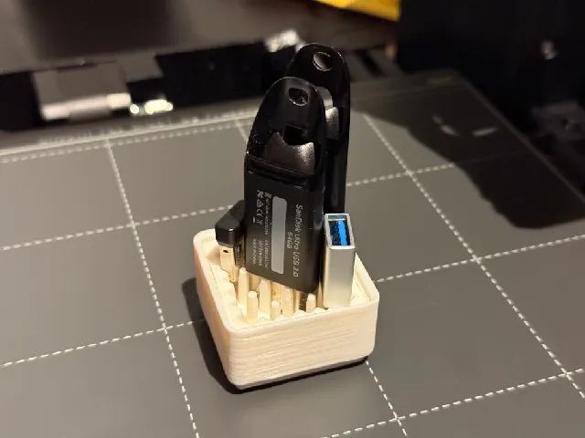 Gridfinity USB Key Holder by Joshua Hogendorn | Download free STL model ...