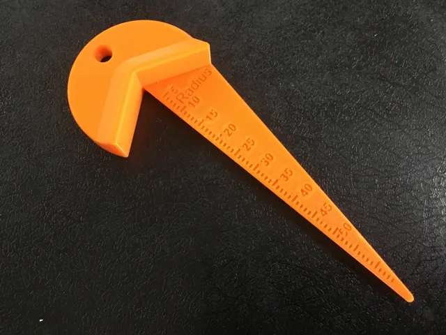 Make of Radius measurement tool and Cylinder center finder. by M7 ...