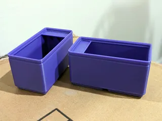 Gridfinity Bin with Printable Label by Pred (parametric) por Pred | Descargar modelo STL ...