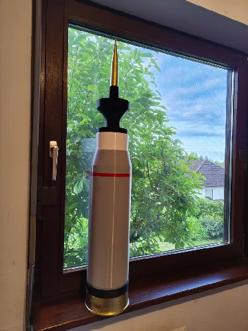 120mm APFSDS full size replica (Tank Sabot round) by ad5ou | Download ...