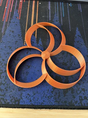 Toroidal Rotor/Propeller - 3 loop + 3 blade by BuildX | Download free ...