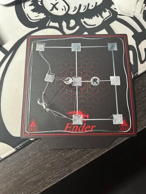 Make of Bed level test, 135x135, Creality Ender 2 pro by Tarek Khatib ...