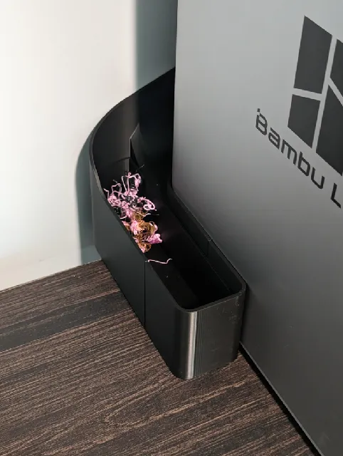 Make of Bambu Lab X1-Carbon Poop Shoot removable bucket by Brent ...