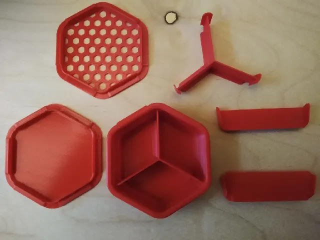 Make of Interlocking Sorting Cups (Hex Shape) - Version 2 by D.L ...
