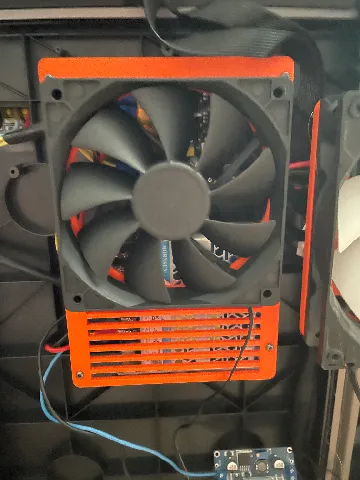 Sovol SV08 SSR/PSU 120mm Fan cover With Speed Adjustment by EsZett ...