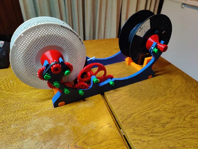 Make of Pastamatic - Filament Spool Winder for Bambu Lab X1C/P1P AMS ...