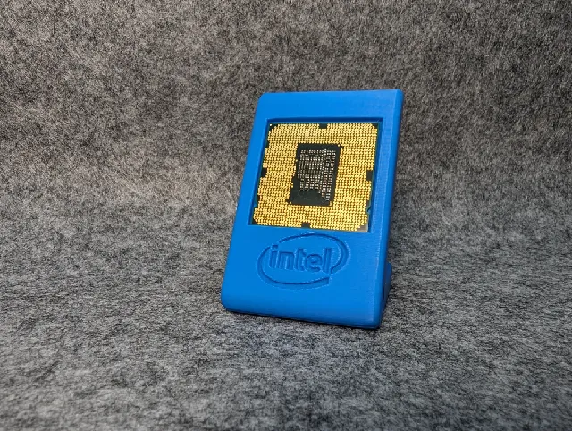 Make of Intel CPU stand by Daniel Duchrow | Download free STL model ...