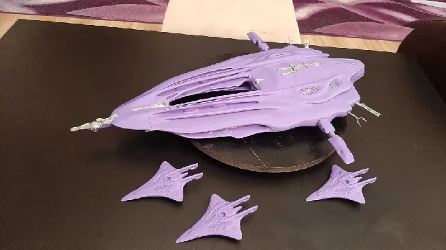 Make of Wraith Hive Ship from Stargate by Martin | Download free STL ...