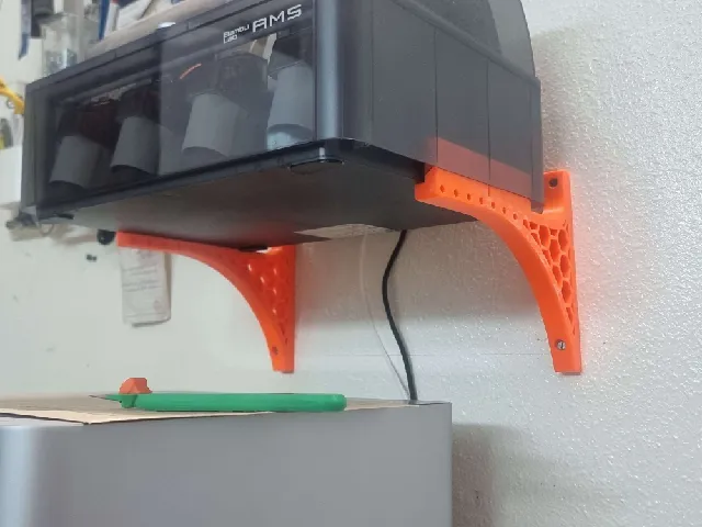 Make of AMS Wall Mount - HEX! by AMJ Makhdoum | Download free STL model ...