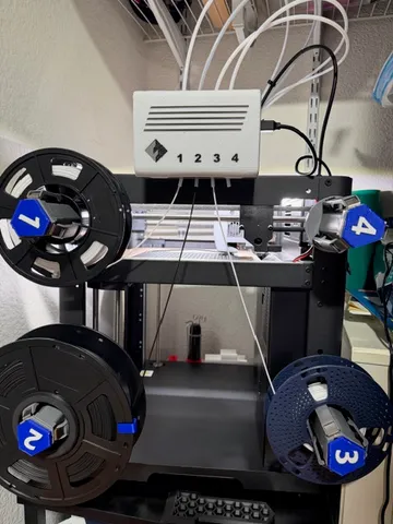 Flashforge AD5X Filament Spool Numbers by Steve | Download free STL ...