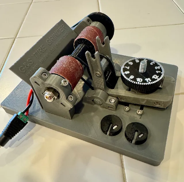 Make of G&S Tire Grinder slot car tyre truing machine RSM by bdeweese ...