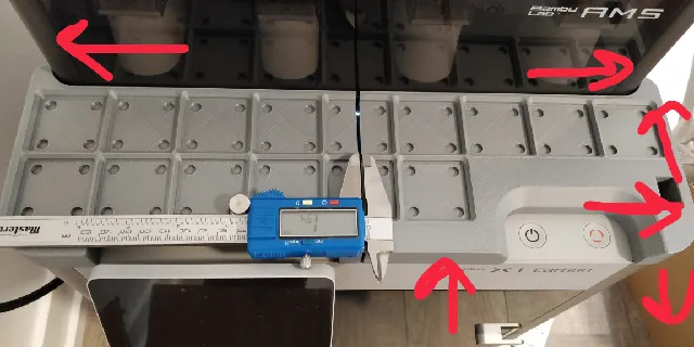 Make of Bambu Lab X1 Gridfinity Base by Deft Dawg | Download free STL ...