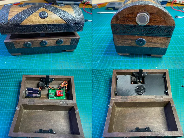 Servo Latch - Geocache Box Servo Latch by Plexi | Download free STL ...