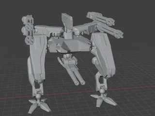 Mech Articulated by Kmech Toys | Download free STL model | Printables.com