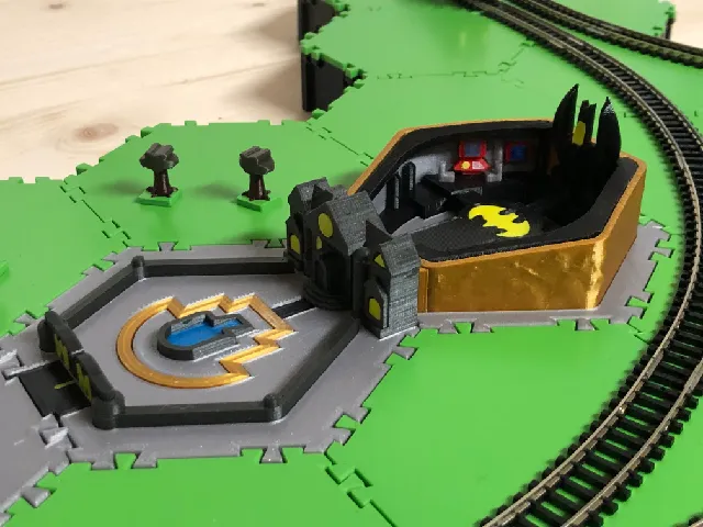 Make of Little Cities - Wayne Manor / Batcave by HB9GXS | Download free ...