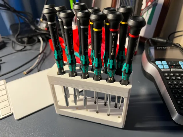 Gridfinity Wera screwdriver holder by RWMH | Download free STL model | Printables.com