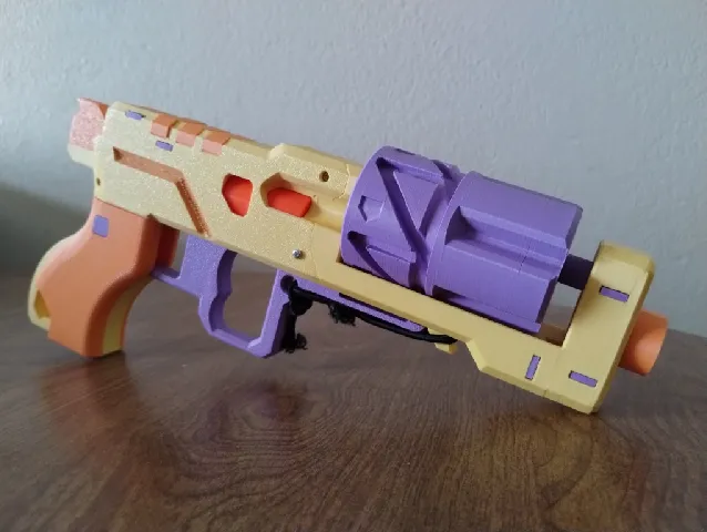 X-Shot Micro 2.0 Reshell 3 - Revolver Double Action v1.0 by Domochevsky ...