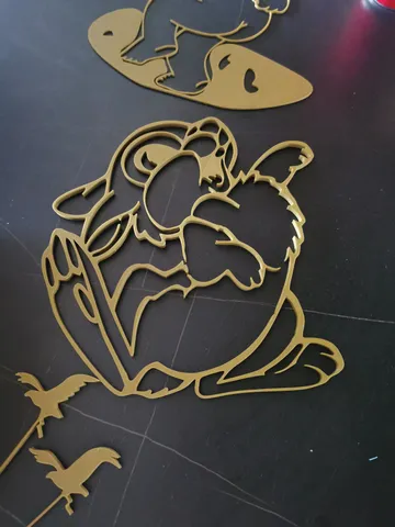 2D artwork of Thumper from Bambi by Joe | Download free STL model ...
