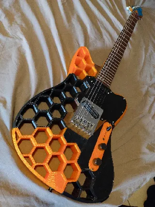 The Prusacaster - a 3D printable guitar by Mikolas Zuza | Download free ...