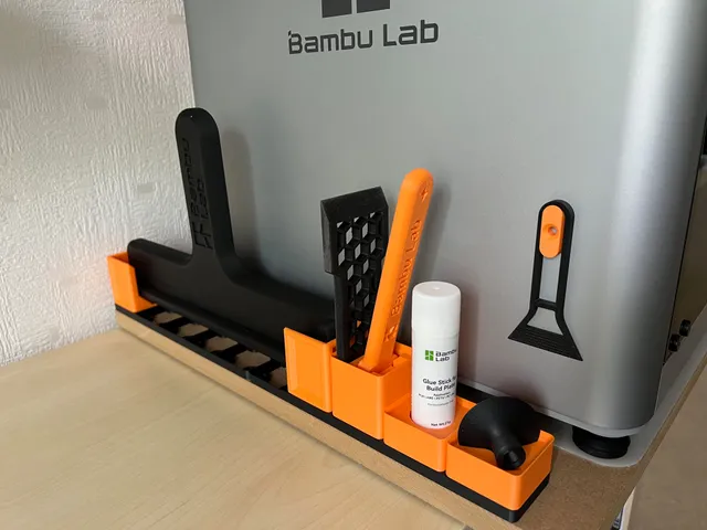 Gridfinity Bambu Build Plate Tool Holder by Nomad | Download free STL ...