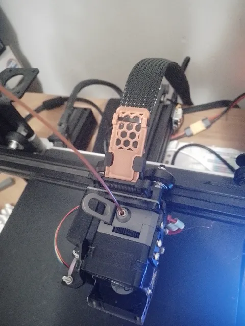 Make of Creality Sprite Pro Extruder Ribbon Cable Guide by mad4printing ...