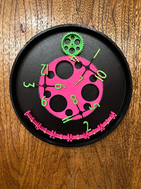 Make of Improved Wandering Hour Clock by jurbl | Download free STL ...