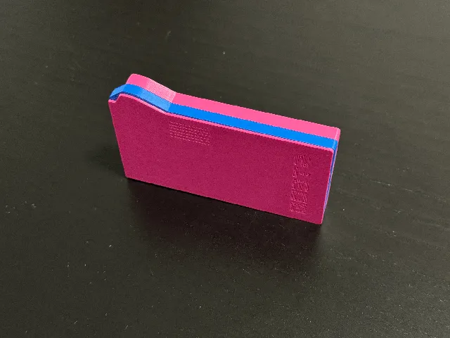 Make of Smart Wallet - Sliding [AND LOCKING] 3D printed wallet V2 by 3D ...