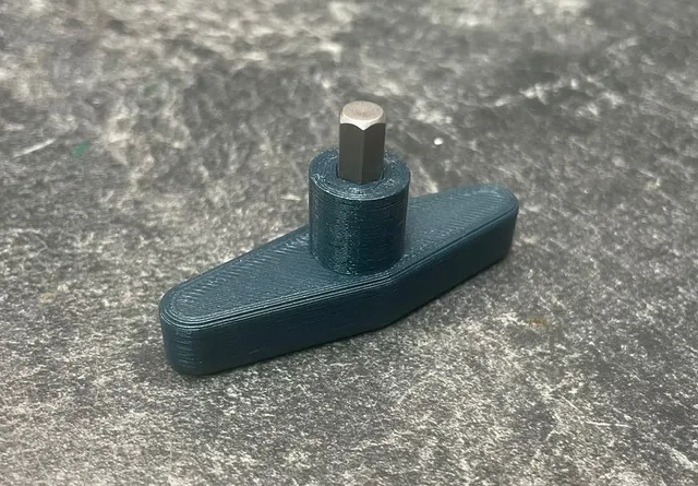 Hex Bit Handle by PUDDLEFIST | Download free STL model | Printables.com