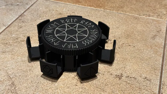 Runic Dice Box DnD by GregoryGM | Download free STL model | Printables.com