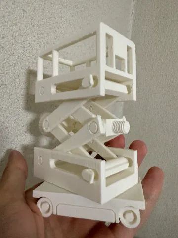 Print-in-Place Scissor Lift (No Support Needed!) by WhopperPrinting ...