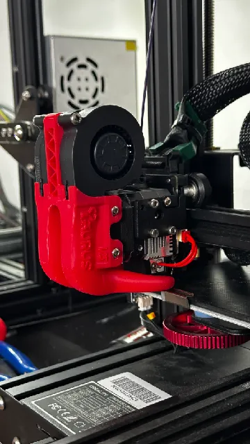Make of Taurus V5 Cooling Duct for Creality Sprite Extruder, Dual 5015 ...