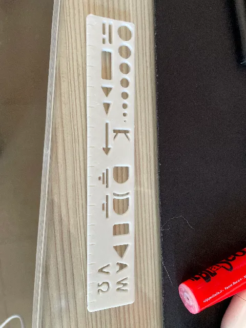 Make of Template Ruler with Electrical Diagrams by Daniele | Download ...