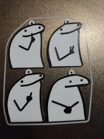 KEYCHAIN MEME FLORK by JPIF | Download free STL model | Printables.com