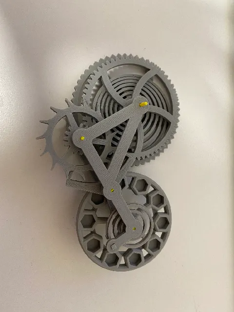Make of Mechanical Clock Escapement with Balance-Wheel by HerrFrodo ...
