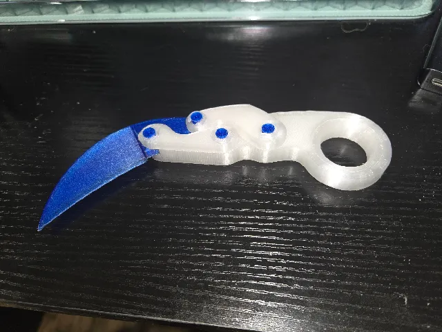 Make of Folding Karambit Knife Fidget Toy by Iso | Download free STL ...