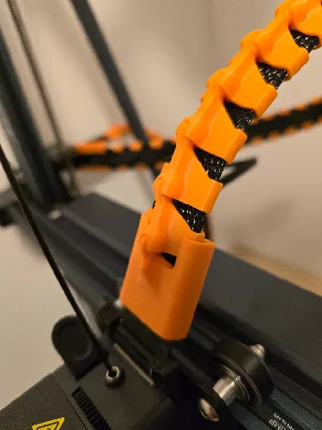 Updated hotend clip for Elegoo Neptune 4 Plus/Max cable chain spine by ...