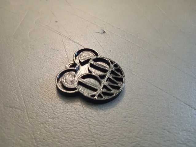 Radiohead Bear Keychain by Missingno. | Download free STL model ...