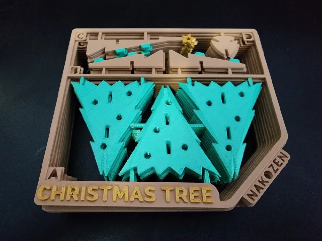 Make of Christmas Tree Kit Card REDUX by Xrmaddness | Download free STL ...