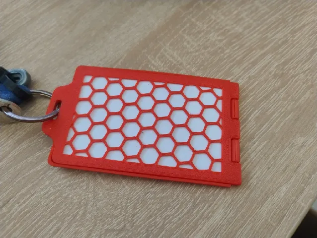 ID / security pass card holder - print in place by SuperMatt | Download ...