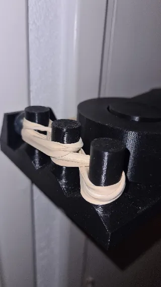 rubber band based automatic door closer by Thorb | Download free STL ...