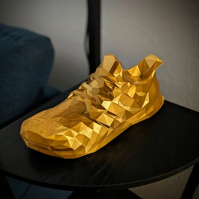 Make of Low Poly Adidas Ultraboost by Xtagon | Download free STL model ...