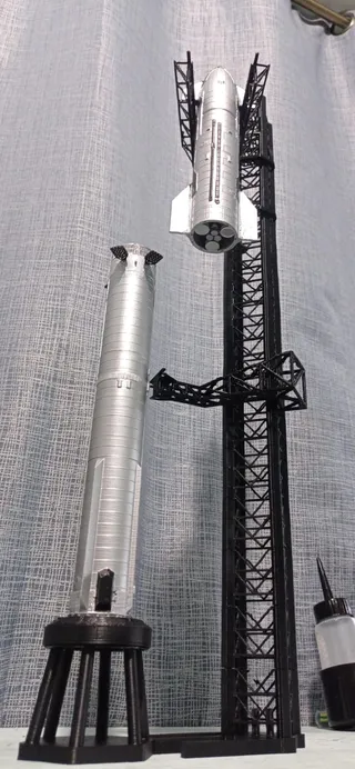 Starship Orbital Launch Integration Tower "Mechazilla"" by hulkbuild ...